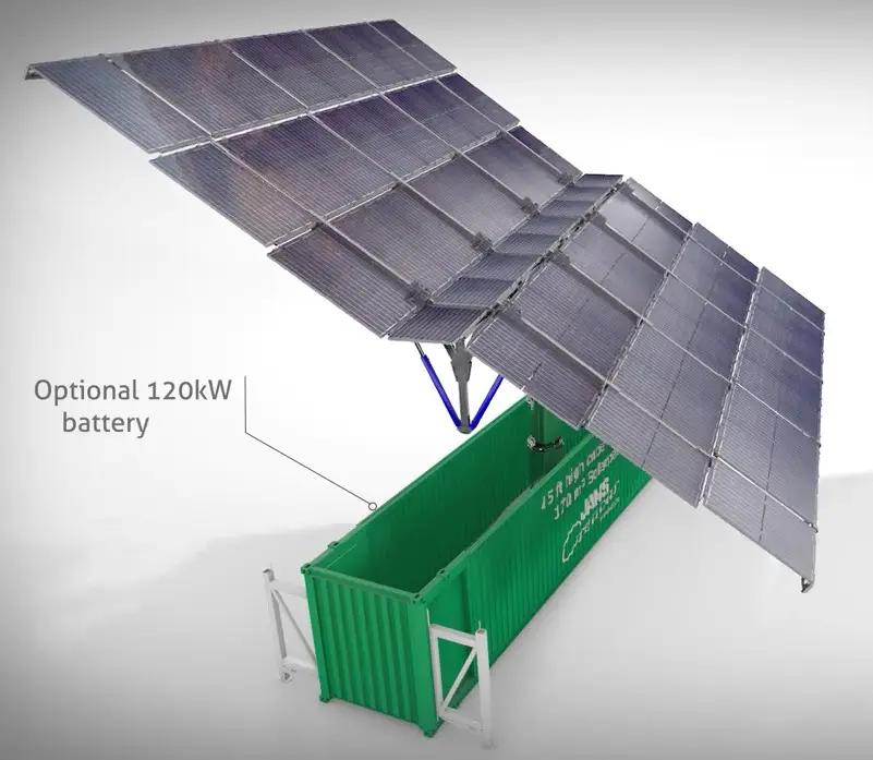 Solar energy innovation Project Mobile Solar Container Hydraulic System ...