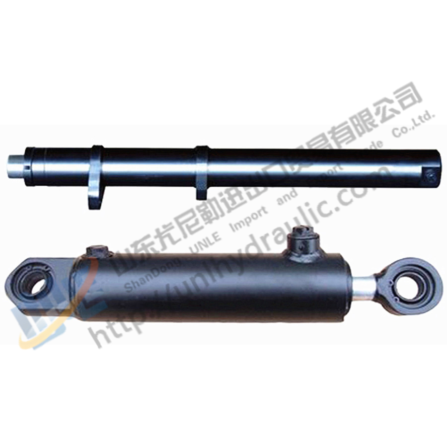 Double hydraulic ram cylinder for lorry tail gate with tailgate ...