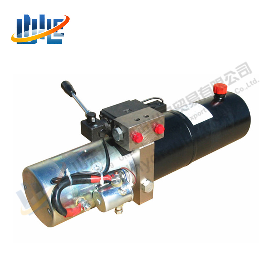 12V 24V DC customized hydraulic power unit 0.8kw lift for forklift dump ...