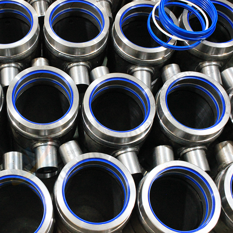 Small multi-stage hydraulic cylinder with hydraulic power unit for ...