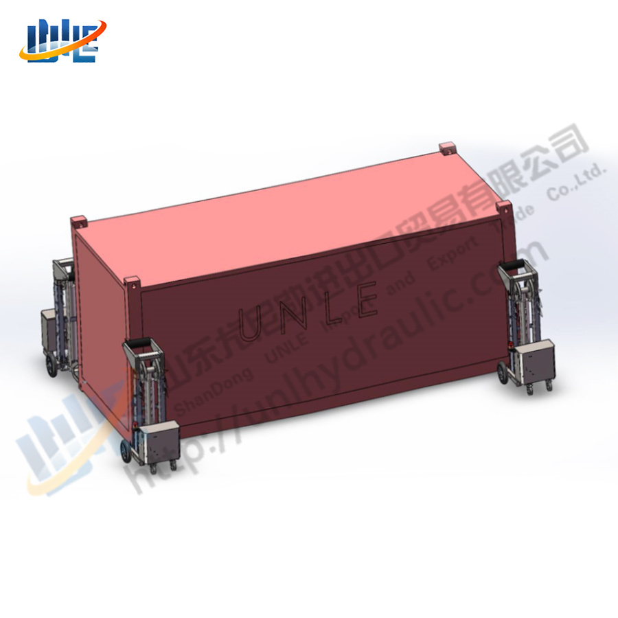 4 hydraulic jack legs for container lift 20 ft container side lift for ...