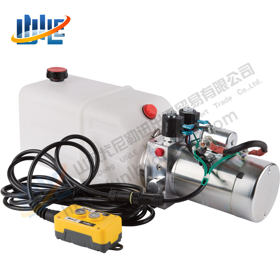 12V Double Acting Closed Center Hydraulic Power Pack with Wireless ...