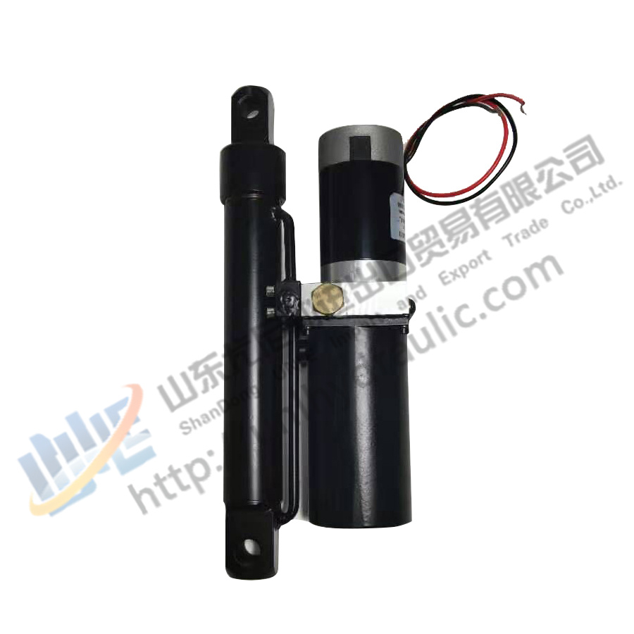 Fully enclosed two-way hydraulic system linear actuator small electric ...