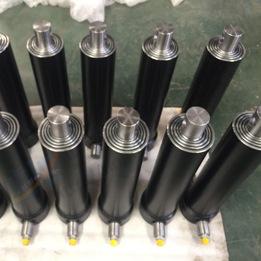 3 stages hydraulic cylinder with hydraulic power pack cylinder for dump ...
