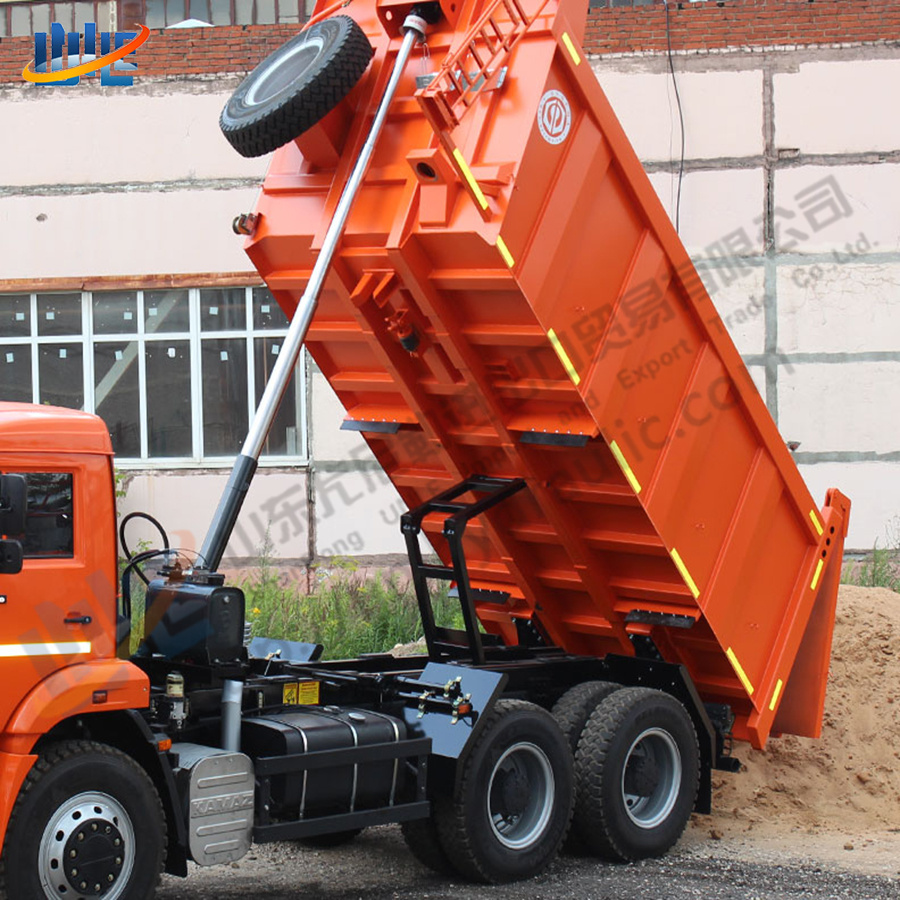 Hot Sale 35 cbm hydraulic cylinder U-shape box rear tipping trailers ...