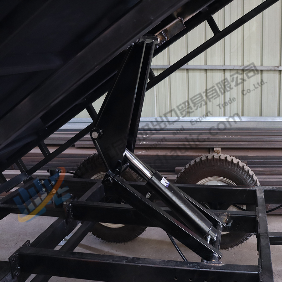 3-10 ton scissor lift dump bed hydraulic cylinder for dump trailer ...