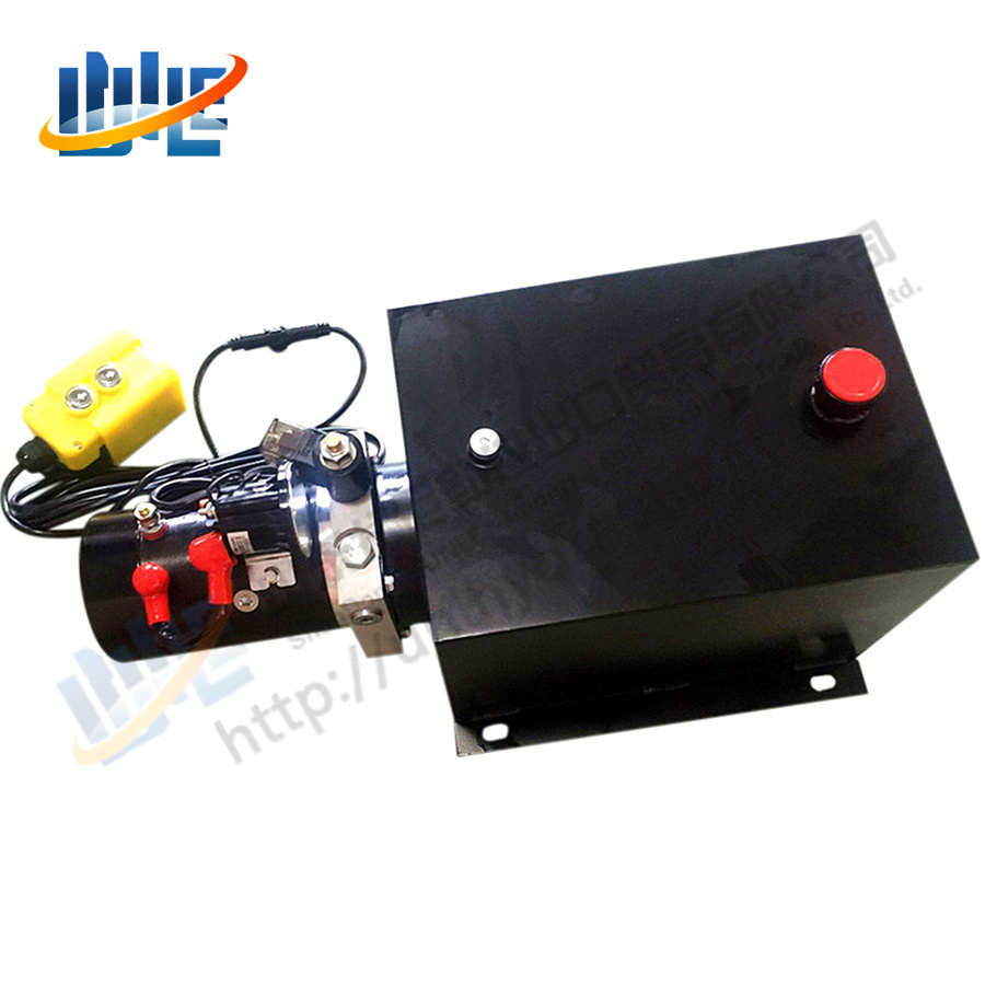 UNLE Double Action 5HP Flatbed Gooseneck Trailers 24V Hydraulic Power ...