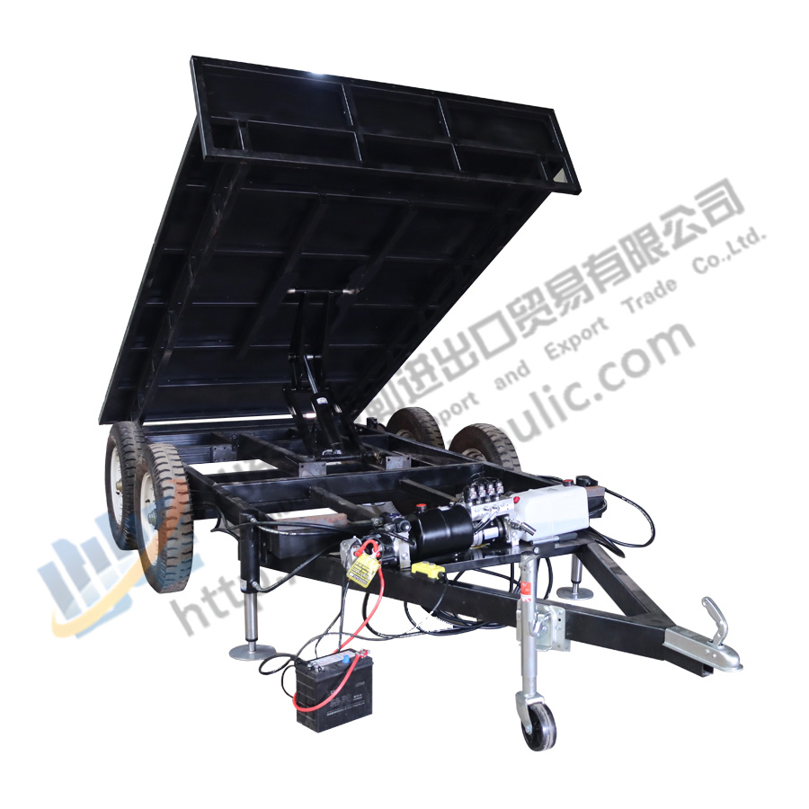 North American Hot Selling KRM Series Dump Trailer Hydraulic Dump ...