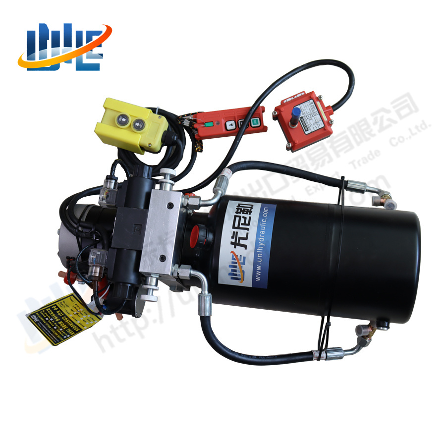 Small 12 Volt Portable Hydraulic Power Units Pack for Hydraulic System ...