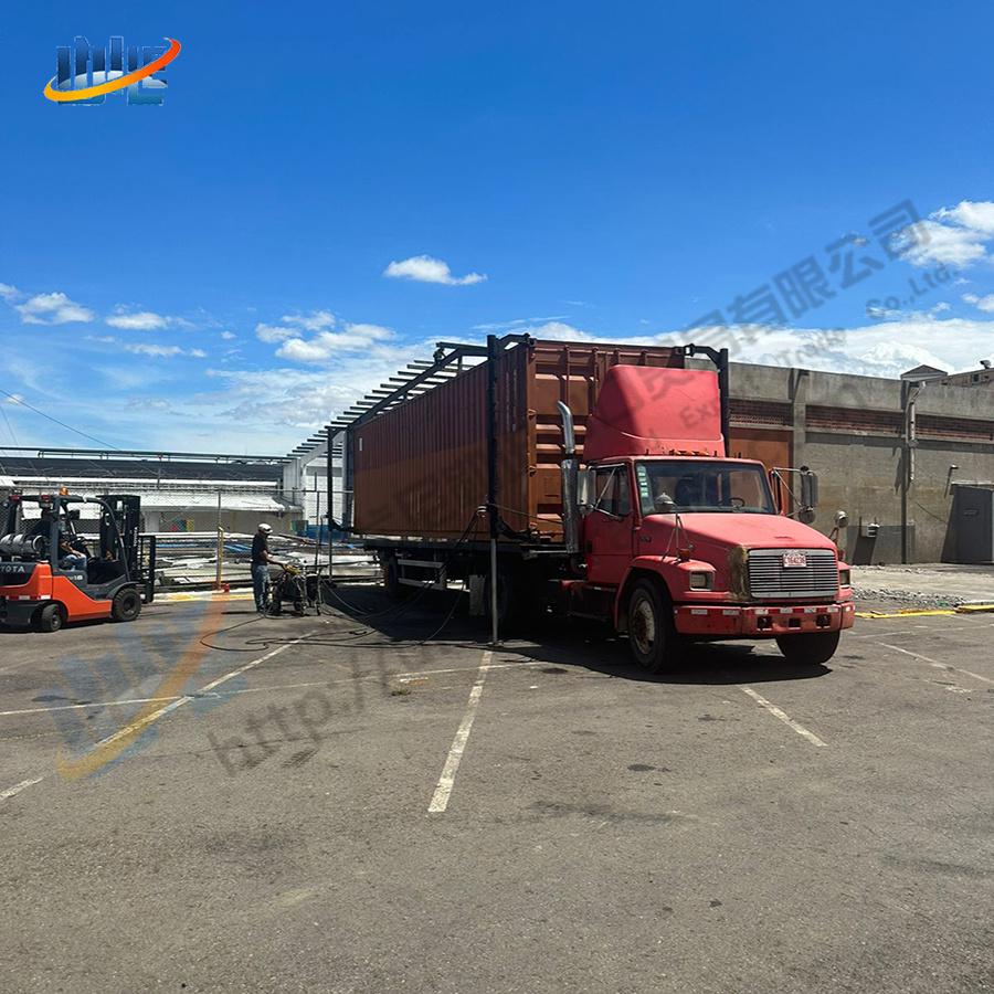 In stock shipping Container loading and unloading legs hydraulic moving ...