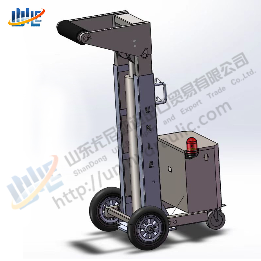 Container Lifting Hydraulic Legs Shipping Container Manual Unloading