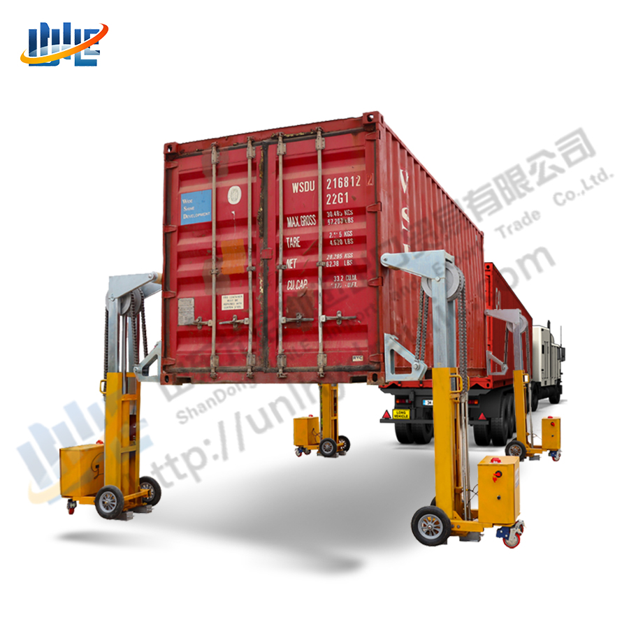 Container double-acting hydraulic cylinder hydraulic lifting system ...