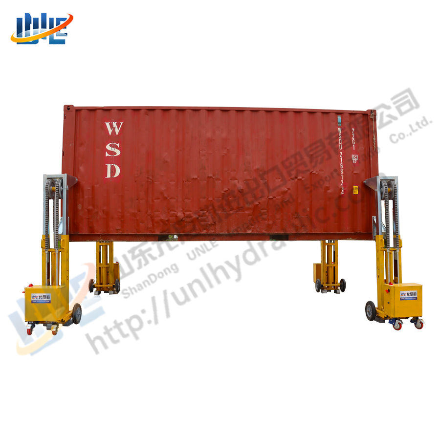 40 feet container truck moving lifting system jack hydraulic power unit ...